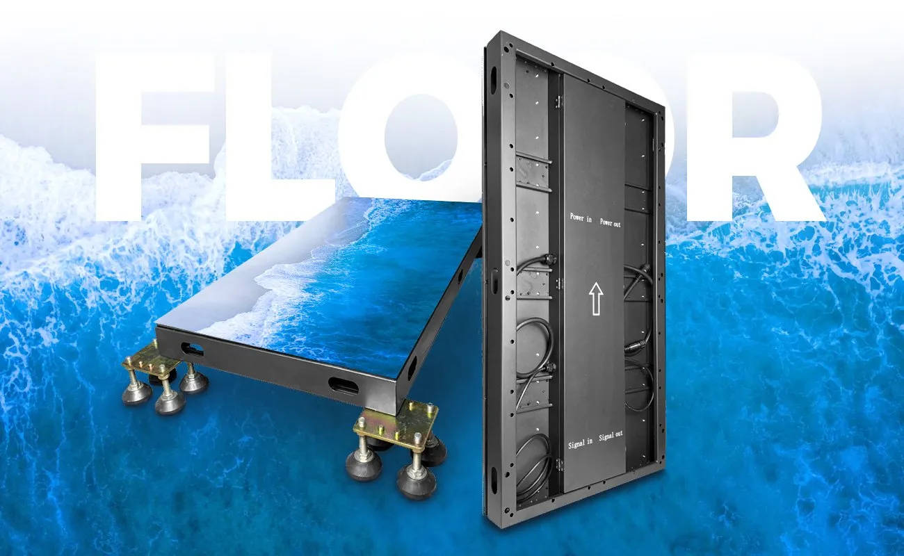 Pantallas LED para piso con diseño interactivo - Dinalight