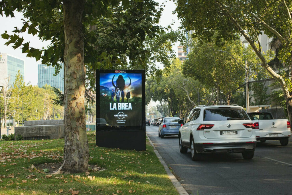 Mupis led de alto impacto visual en la vía pública - Dinalight